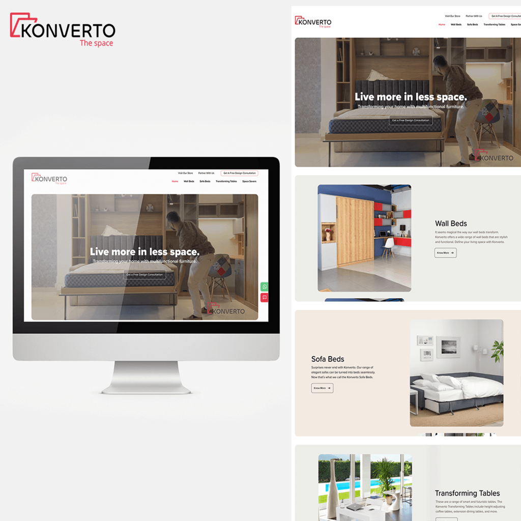 Website design - Red Pencil